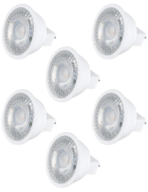 Foco led AKSI MR16 GU5.3 Dimeable 55W luz cálida 3000K 1