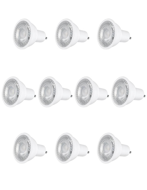 Foco led AKSI MR16 GU10 30W 3W luz blanca 6500K 127V 1