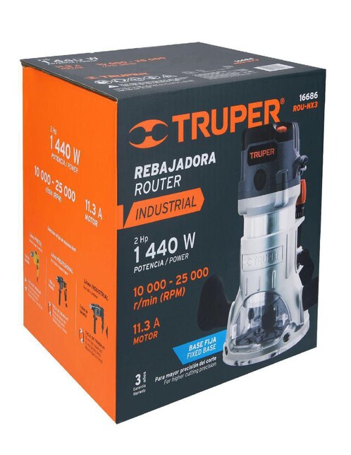 Router Truper 1/4 HP 3