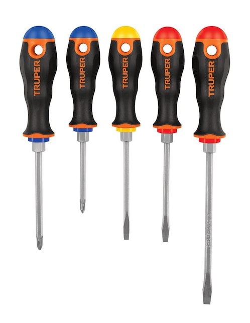 Set de desarmadores Truper 5 piezas 1
