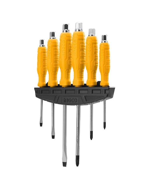 Set de desarmadores Ingco hsgtdc180601 6 piezas 1