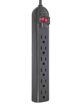 Multicontacto vertical Mitzu 11-2018BK negro